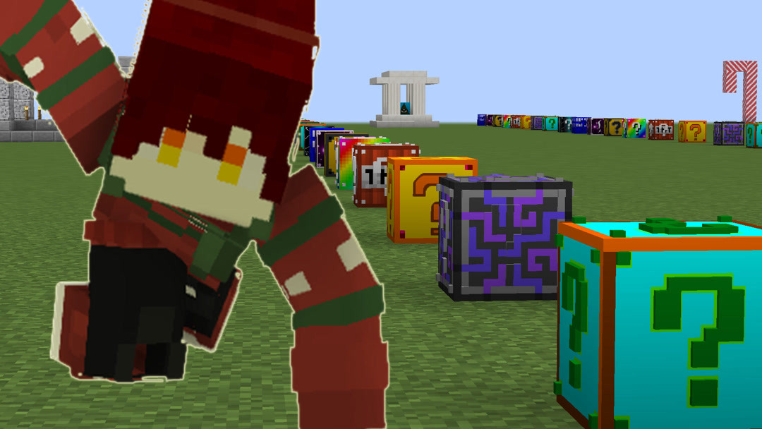 【叶枫】我的世界百种幸运方块 有奖问答大冒险!