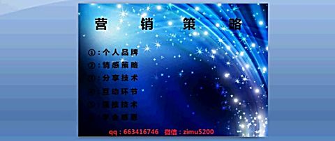 芳芳讲课-微信营销入门技巧