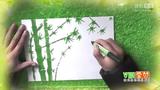 亲子教育:“花中四君子”竹子儿童简笔画08