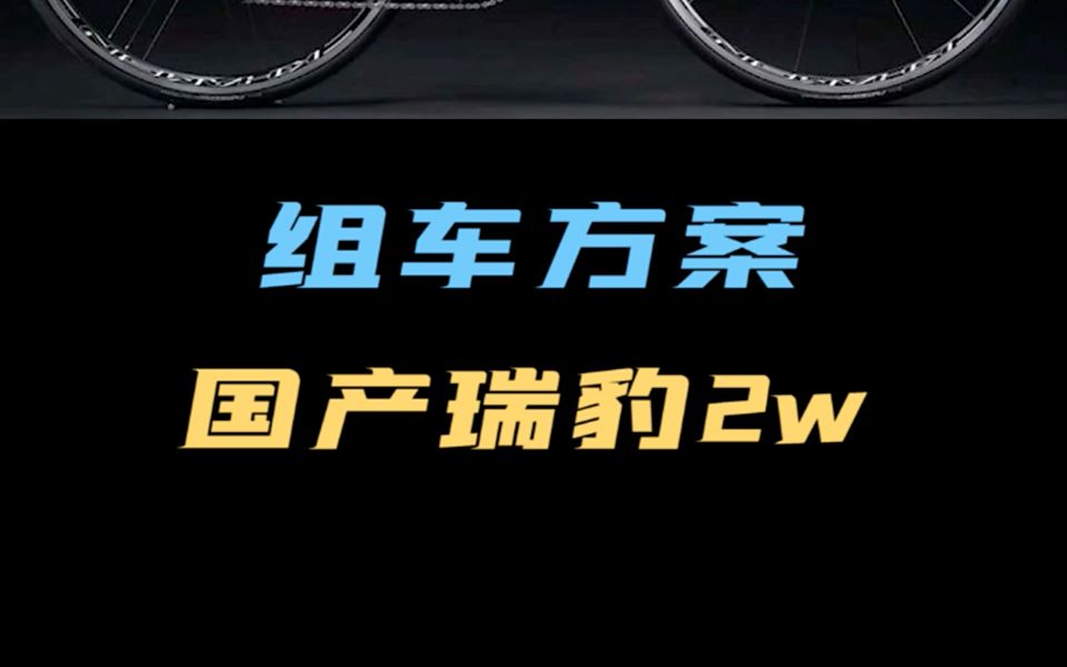 2w预算高性价比组车方案