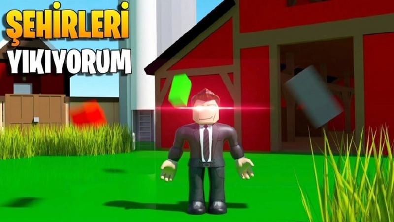 Roblox拆迁模拟器 模拟灭霸破坏!还会X战警镭射眼?小飞象解说