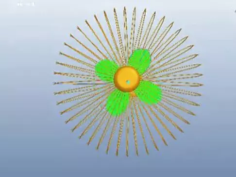 proe 制作动画电扇