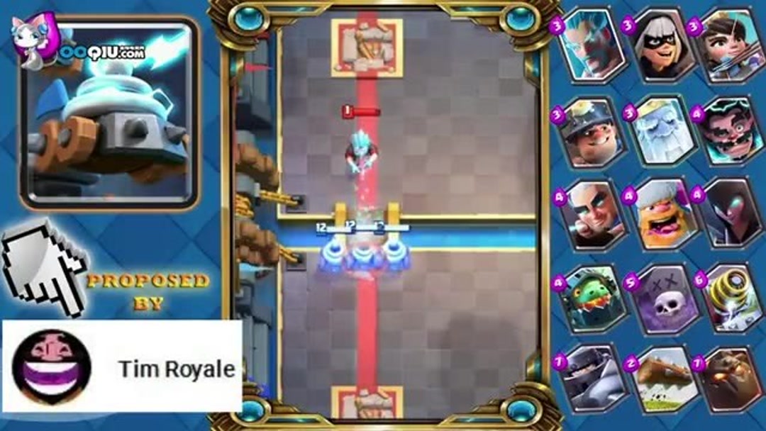 皇室战争:电击车小队 vs 所有传奇卡牌