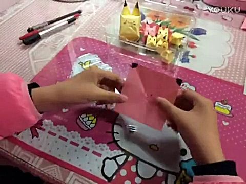 立体皮卡丘折纸教程