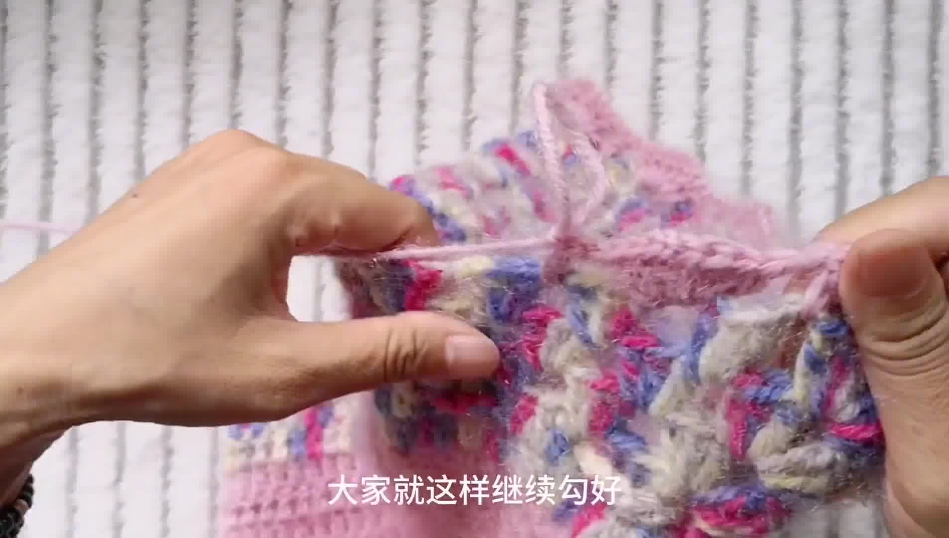 钩针款宝宝连帽斗篷教程下集,温暖可爱萌萌哒