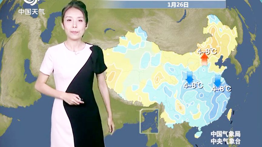 冷空气“来势汹汹”,今日(26号)气温大幅下滑,和升温暂时无缘