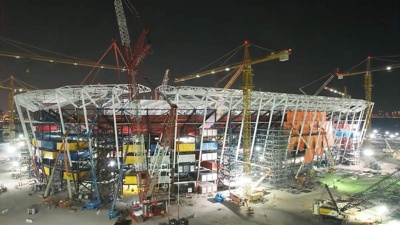 卡塔尔“974球场”已开始拆除 球场所用集装箱将捐赠给有需要的国家