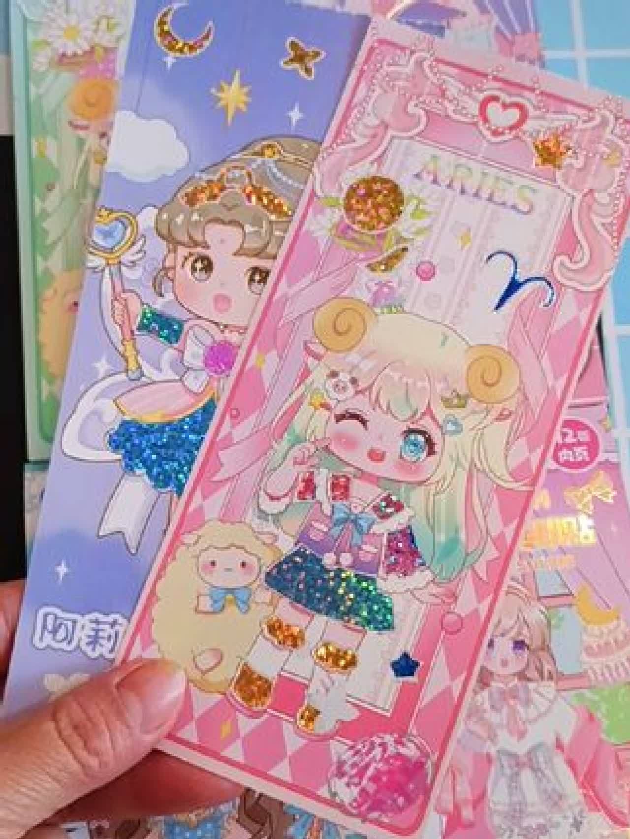 ...贴画,便签撕撕乐,一撕一贴真好玩#转印贴 #手工制作 #手工diy #手工