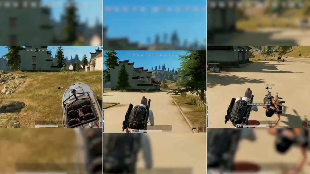 女生倒地vs男生倒地:女孩子这么可爱,怎么能不救呢?!#荒野行动plus