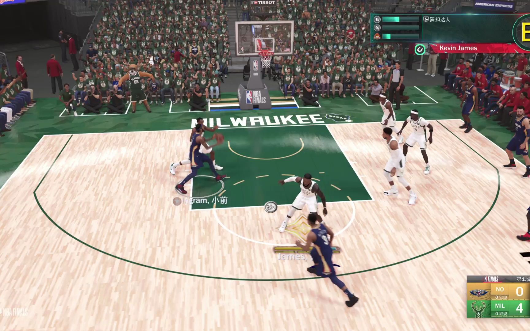 【NBA2K23】MC名人堂 当詹姆斯和字母哥联手! 詹姆斯模版纯扣将...