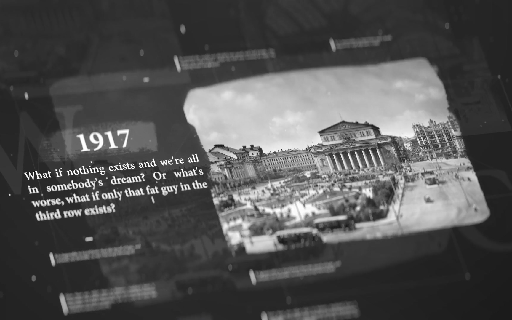 AE模板-纪实类节目常用模板复古效果的历史时间记录模板