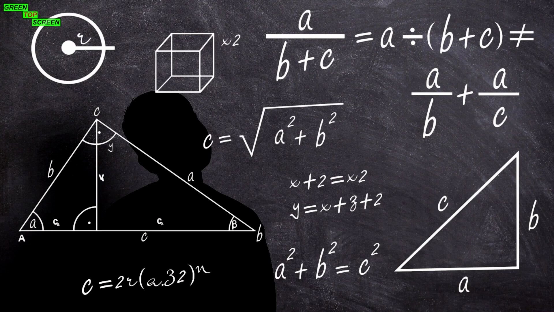 【绿幕素材】顶级免费数学方程式绿屏效果包无版权无水印[1080p ...