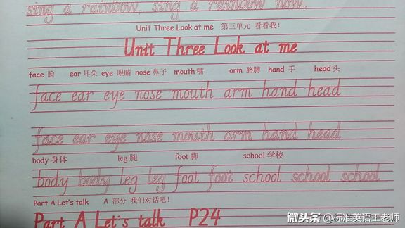 王老师陪你学英语 三上三单