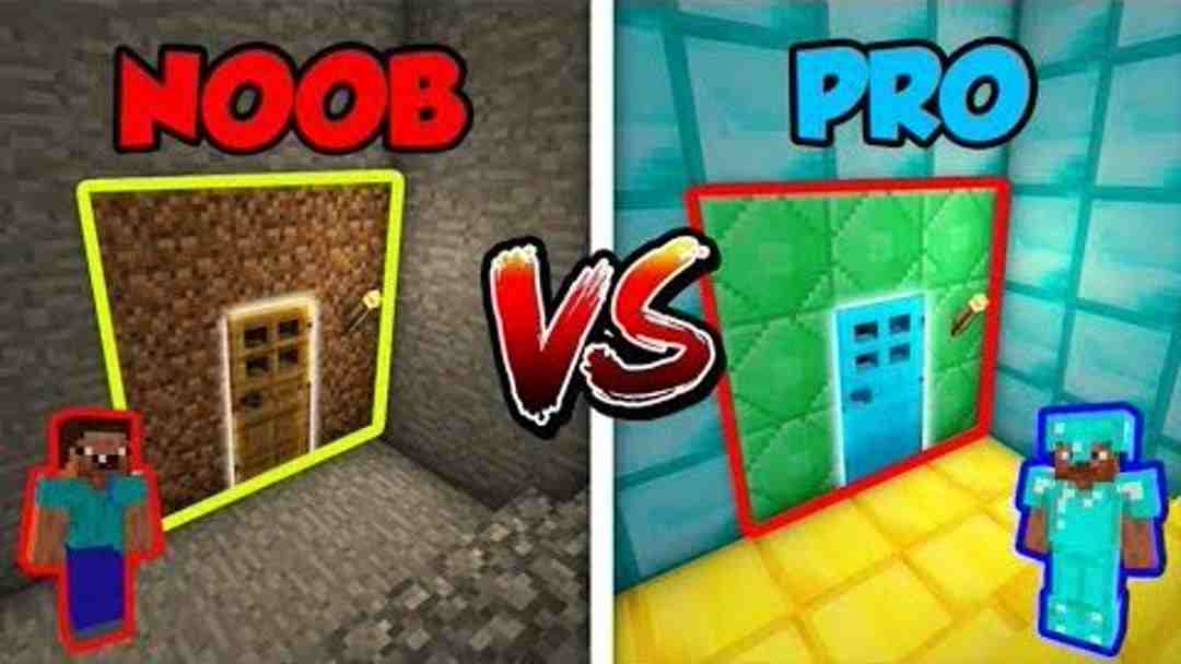 我的世界搞笑:地下木门对战金矿自动钻石门