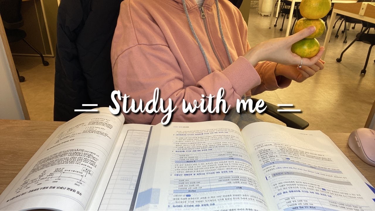 【study with me】8小时实时学习 | 韩国女生 | 备考CTA | 付费自习室 | ...