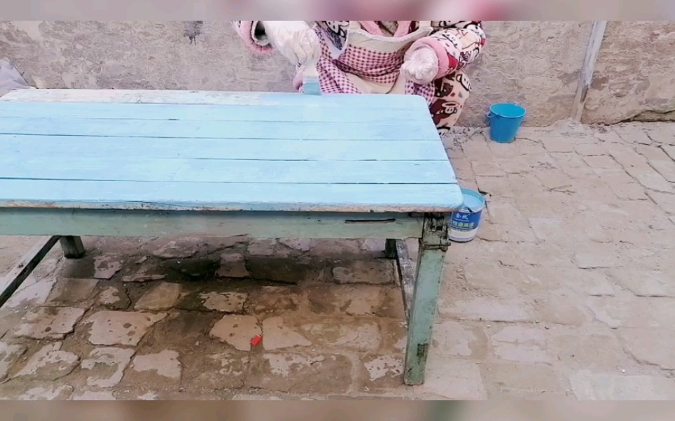 改造旧木桌,一下子变地中海风格了