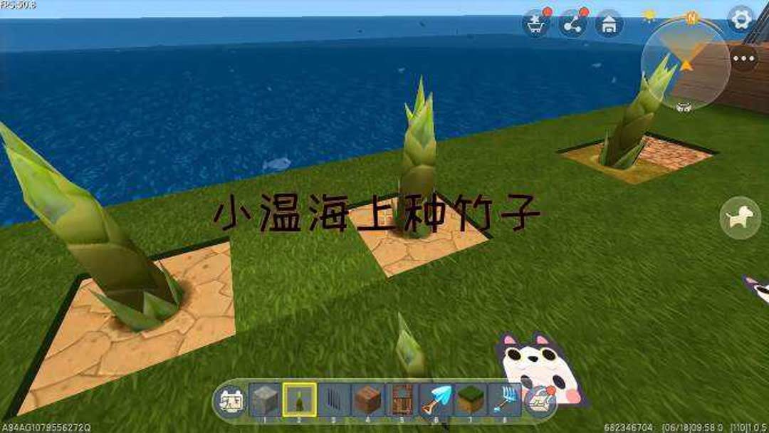 迷你世界:小温在海上养小动物和种植竹子能成功吗