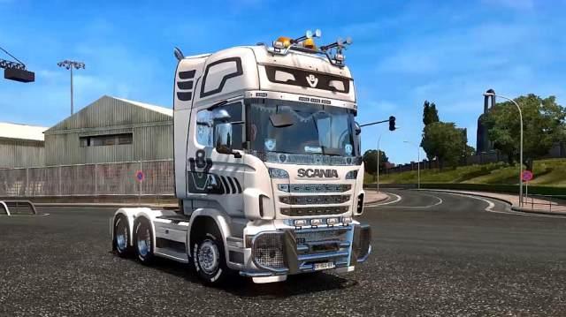 欧卡老司机新买斯堪尼亚卡车,外观酷似变形金刚,网友:霸气!