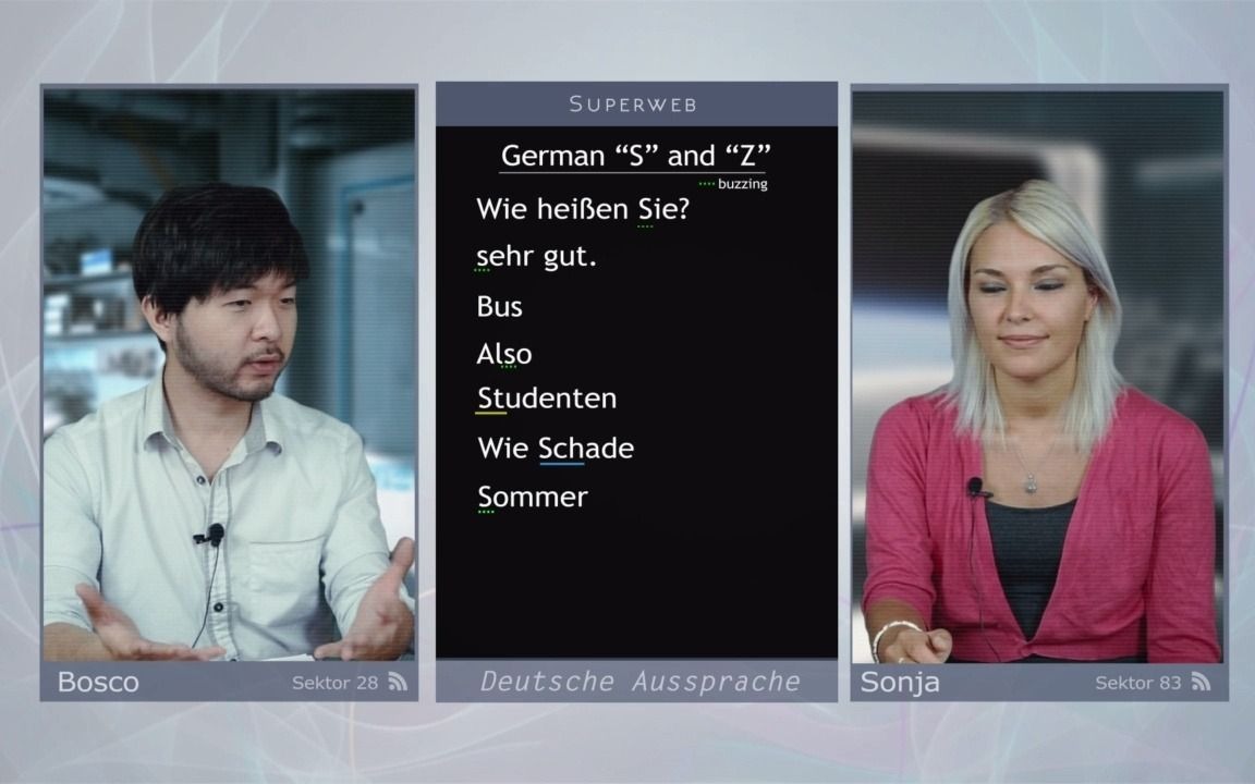 沉浸式德语入门教学(英文授课)06.(讨论)常见发音错误6.Common ...