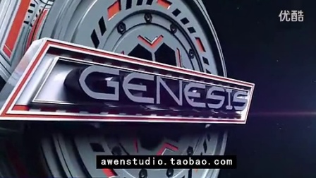 机械拼合logo展示AE模版_标清