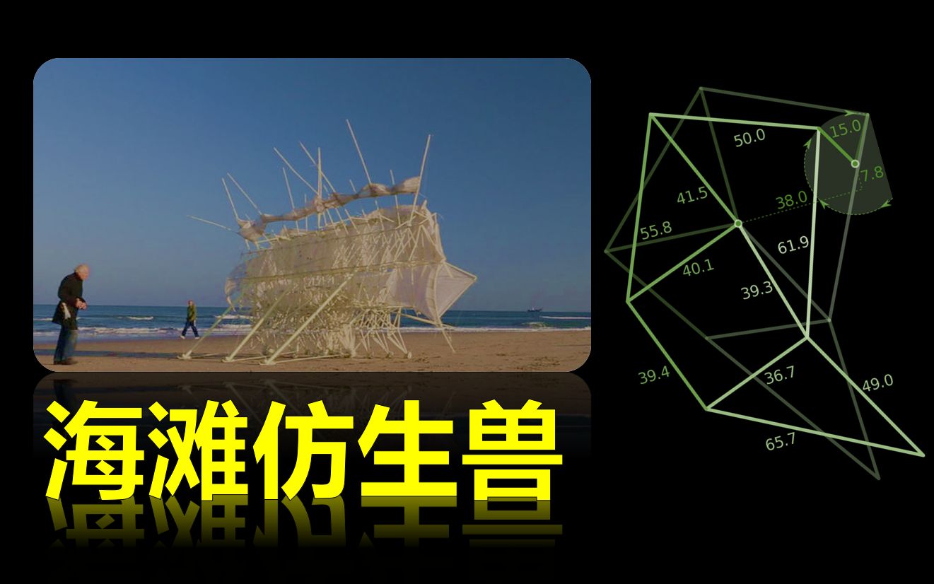 海滩上的【新物种】: 数学模型之上的仿生兽