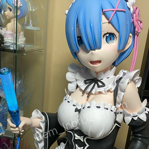 1比1蕾姆手办的爱祈Rem 