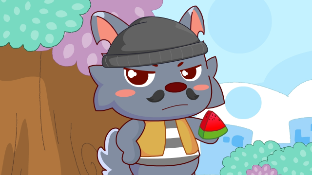 兔小贝安全教育动画《陌生人给食物不能吃》少儿益智早教剧场