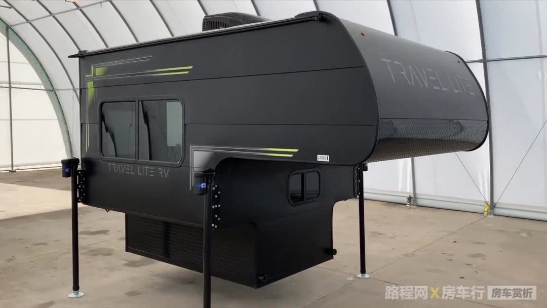 五一房车展:可拆卸的皮卡背驮房车,功能齐全,适合皮卡车友!