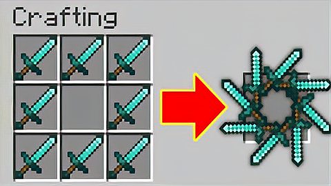 小君姐姐我的世界第二期 : 如何制作8合一的钻石剑