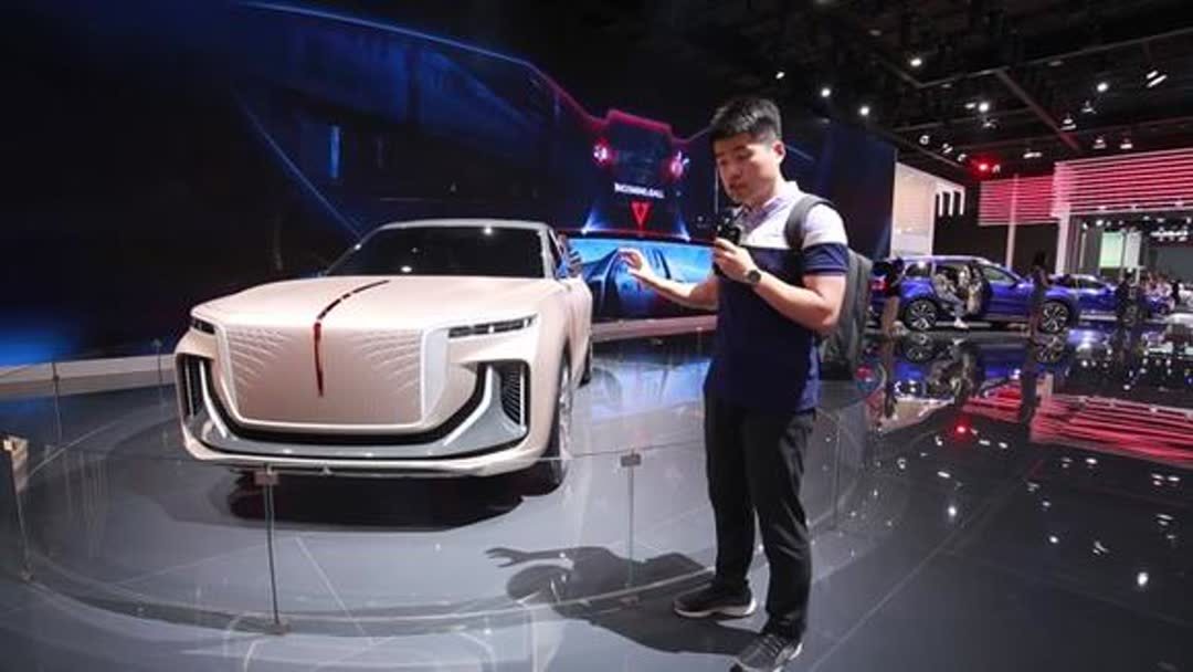 《谊起玩车》2019广州车展,600万的红旗纯电动车长啥样?