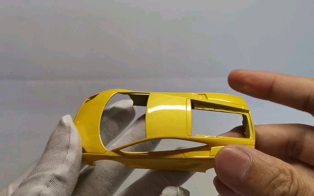 模型喷漆改色展示接单兰博基尼