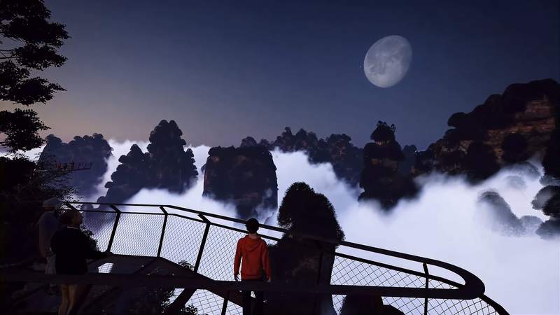 张家界杨家界景区改造——观景台