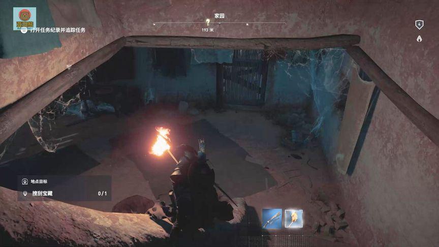 刺客信条起源:夜里探索宝藏究竟有多刺激