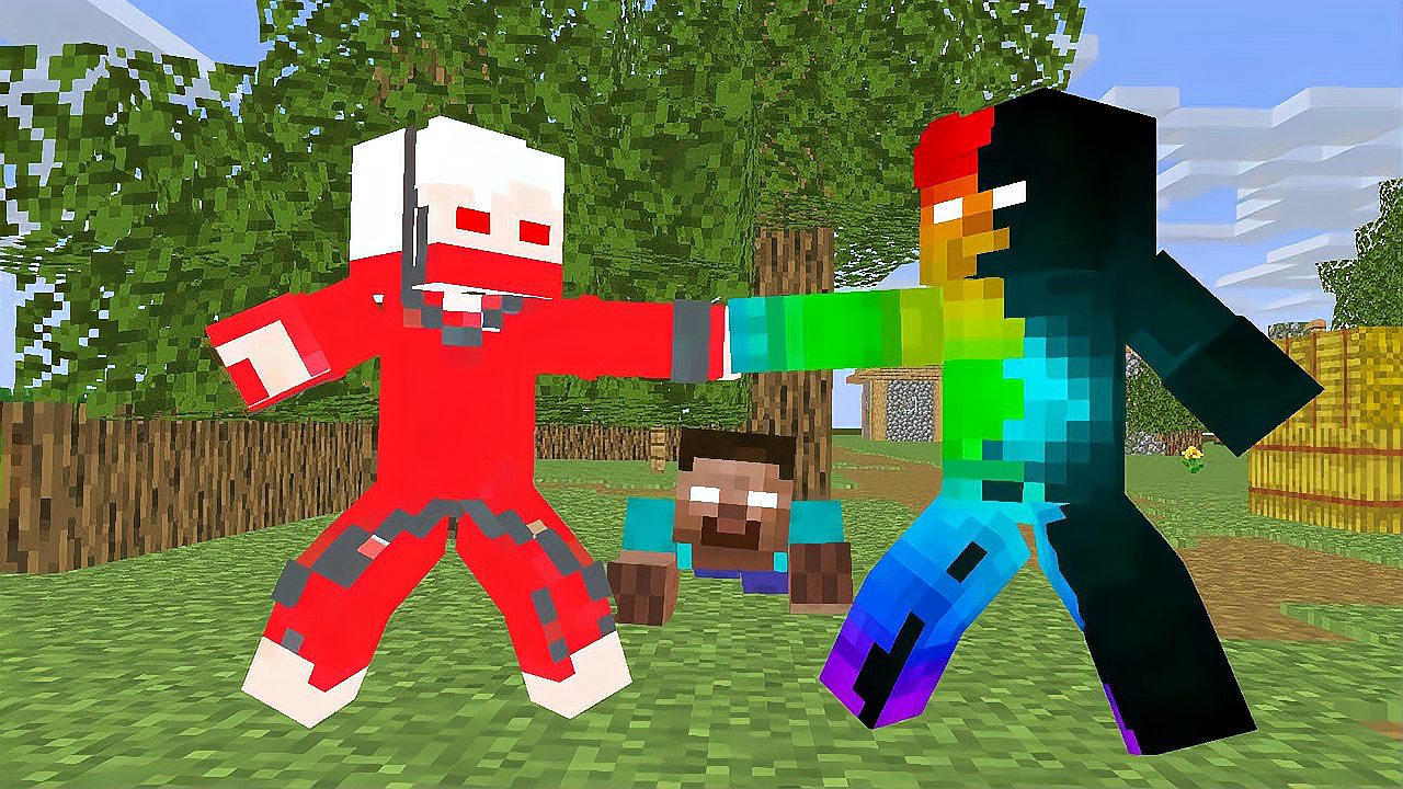 我的世界MC动画:him之战,这一次him输了!