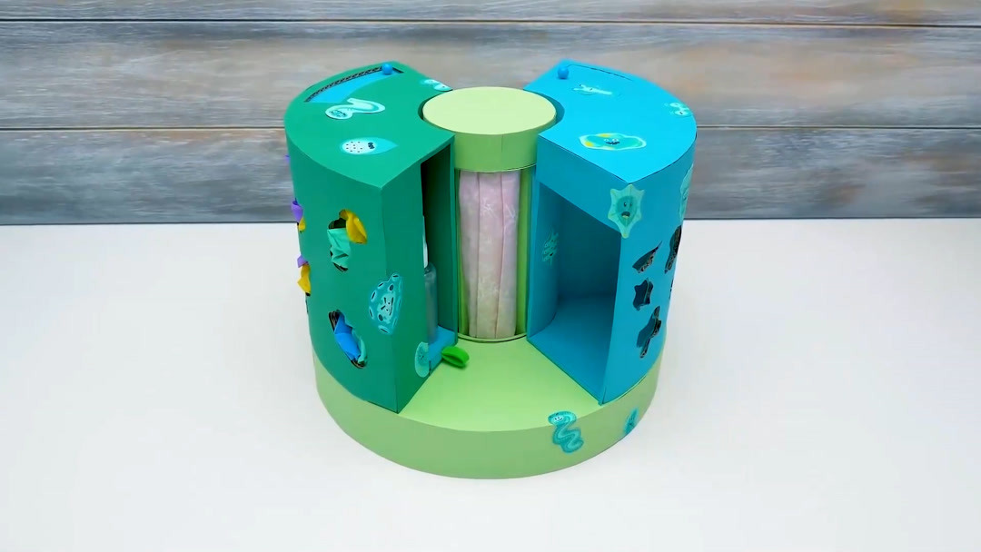 DIY自动手部消毒机和口罩和手套收纳,快来学一学吧