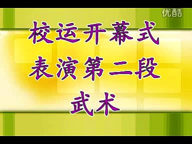 真光中学第38届校运会文艺表演第二部分武术音乐