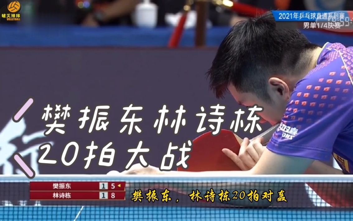 樊振东,林诗栋20拍对轰回合,两位胖仔使出蛮荒之力,究竟谁会胜出?