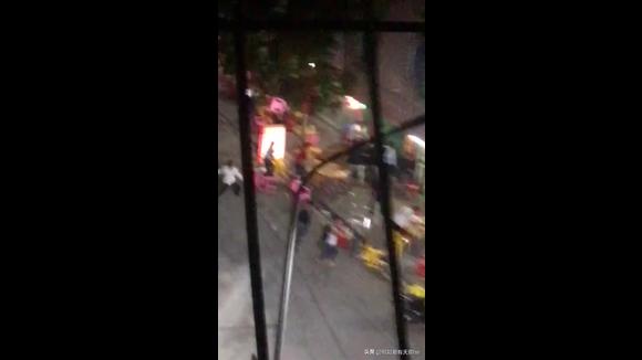 增城小楼大排档打架