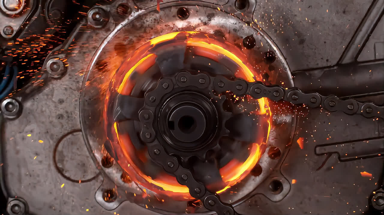 高清慢动作镜头,带你观看离心离合器工作的状态,感觉超级震撼