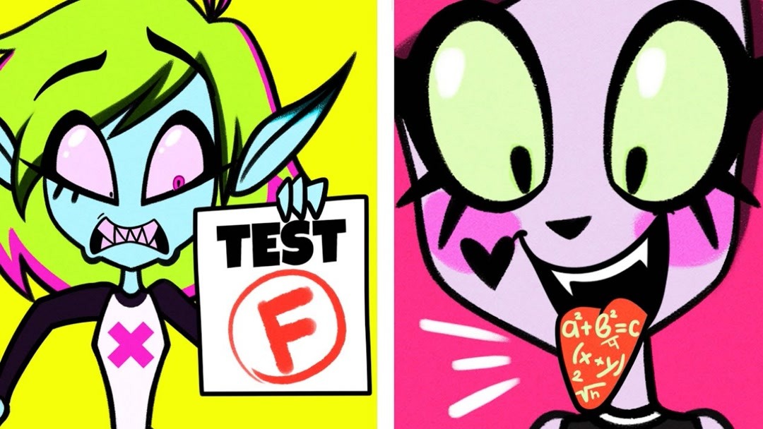 高中生动画:为作弊竟将答案写在舌头上,然而还是没及格!