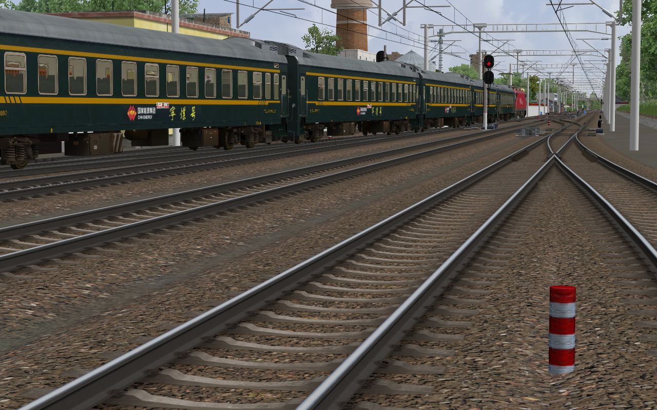 OR开源模拟火车 T7001咸阳段