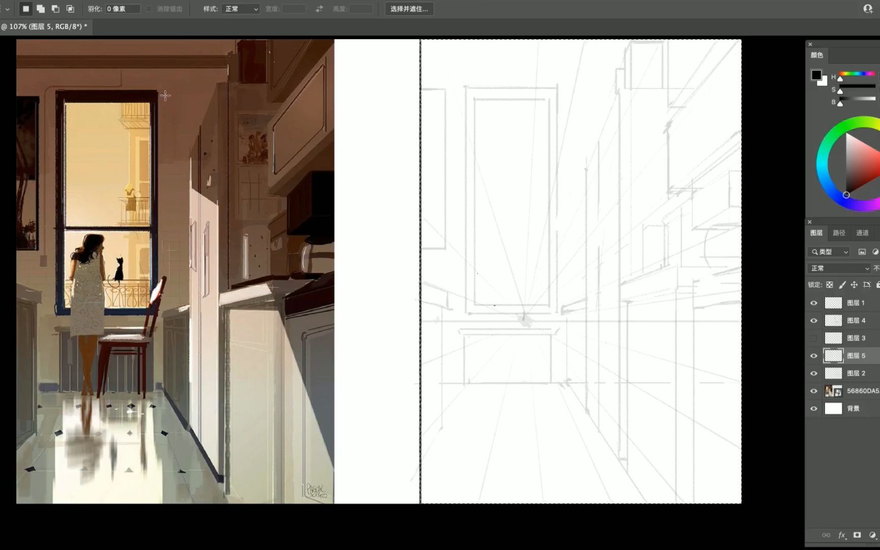 【新手教程】怎么画一幅完整的商业插图?新手如何正确高效临摹?