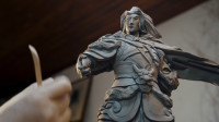 佛山陶艺大师用泥土塑造乱世王者,太厉害了