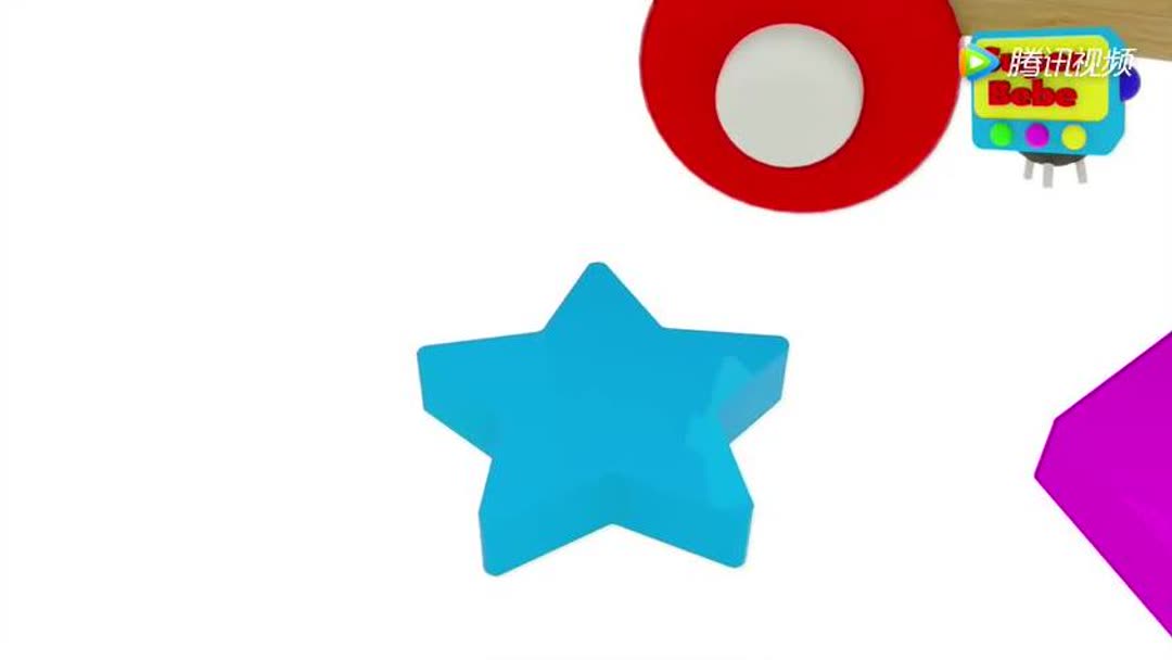 亲子早教益智动画 3D动漫儿童玩具汽车积木拼图几何形状学习英语