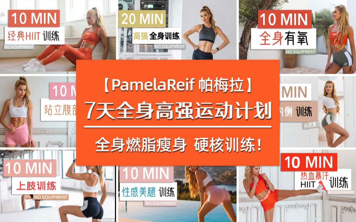 ...高强运动计划】高效燃脂暴汗,快速燃烧卡路里,紧实肌肉,超级硬核训练!