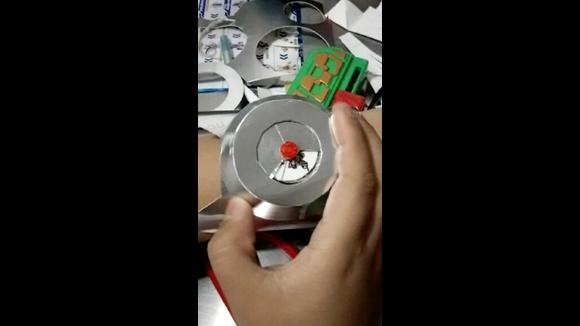 宅家陪娃一起做手工,少年骇客变形手表完成