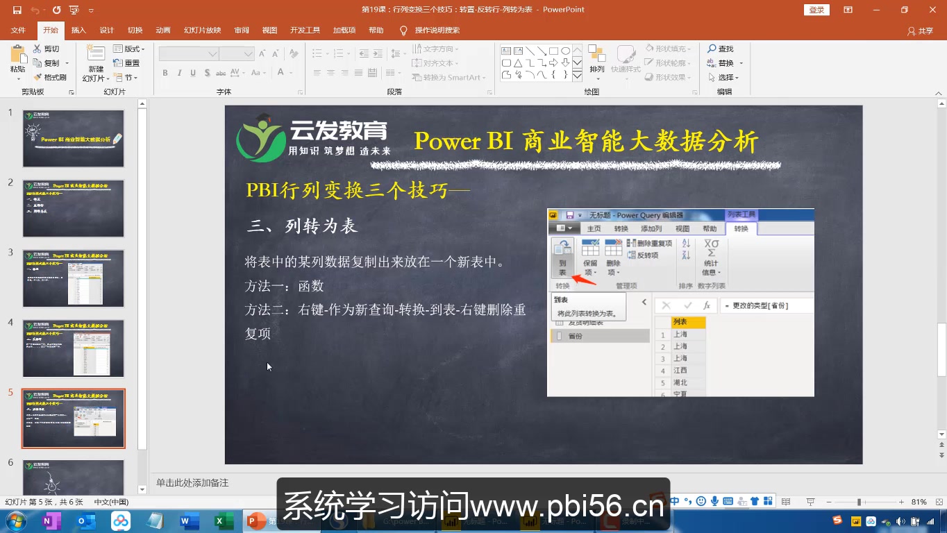 PowerBI数据建模powerbi视频教程零基础教程