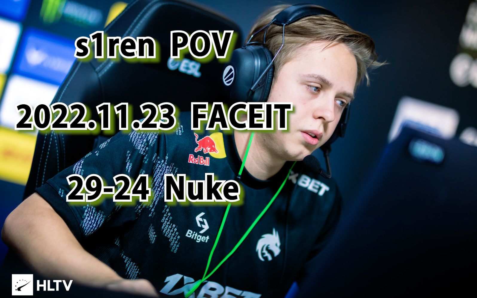 【CS:GO】s1ren POV 2022.11.23 FACEIT