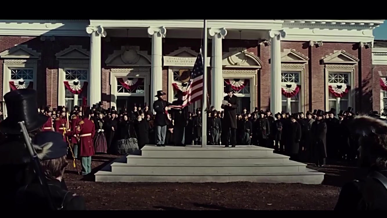 美国发生游行,《南北战争》给予黑人了什么?林肯的绝唱。