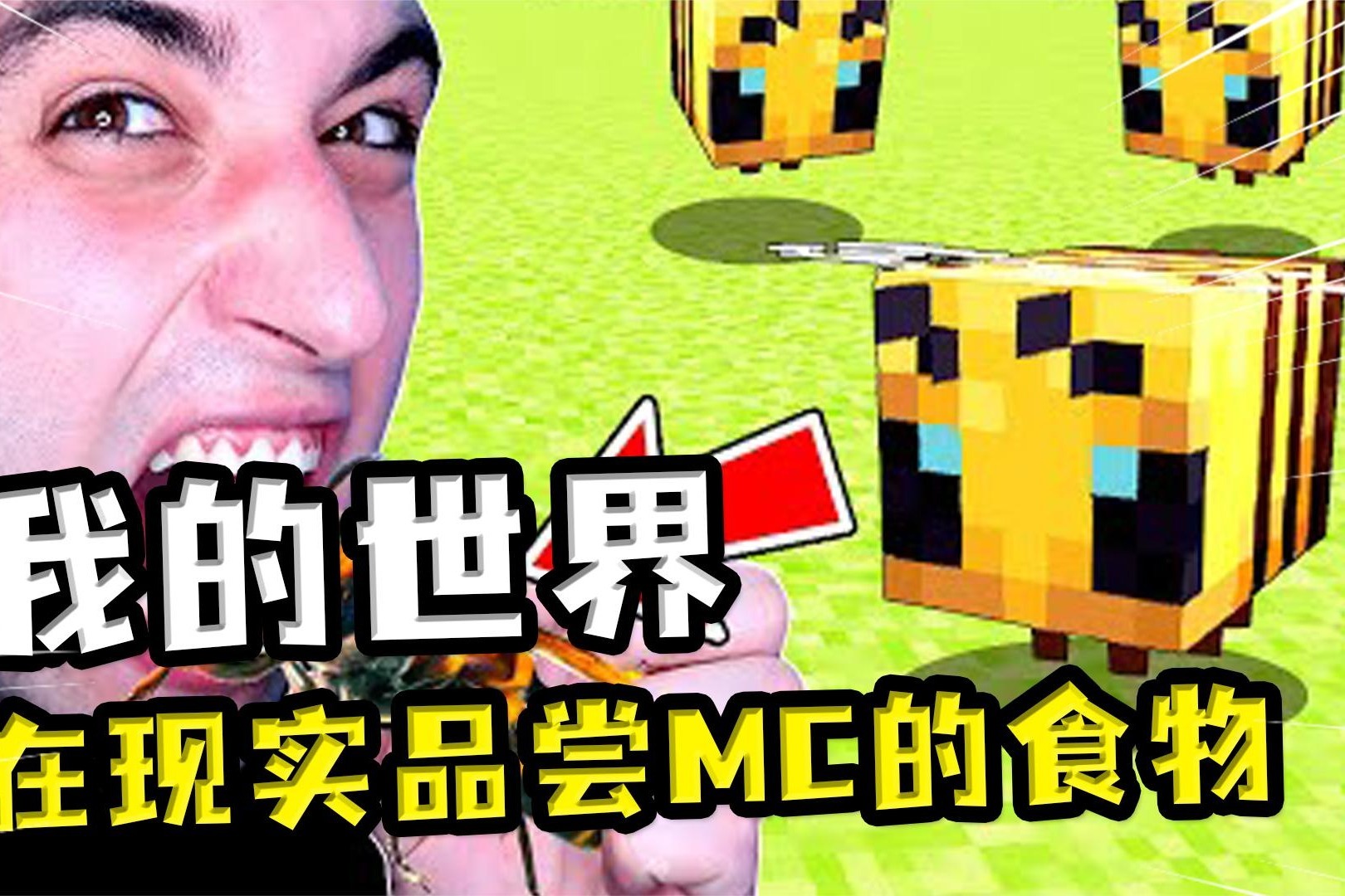 我的世界:假如MC玩家在现实挑战MC美食?抽到小鸡直接做烤鸡